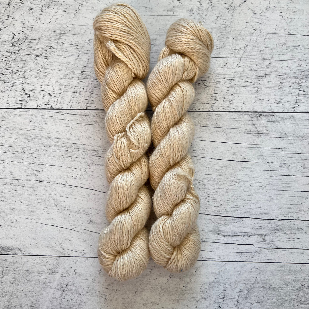Paille - Laine grosseur DK bébé alpaga/soie/lin non SW, prête à partir ...